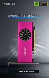 (Promotion $10 Off) Yeston RTX 3050 6GB GDDR6 (Equipped with a half he ...