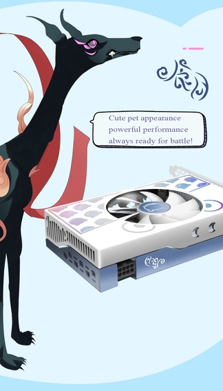 Yeston Cute Pet Nvidia GeForce RTX 4060 Graphics Card GDDR6 8G 128bit ...
