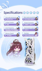 Yeston Sakura Radeon RX 7800 XT 16G GDDR6 256bit 5nm video cards Deskt ...